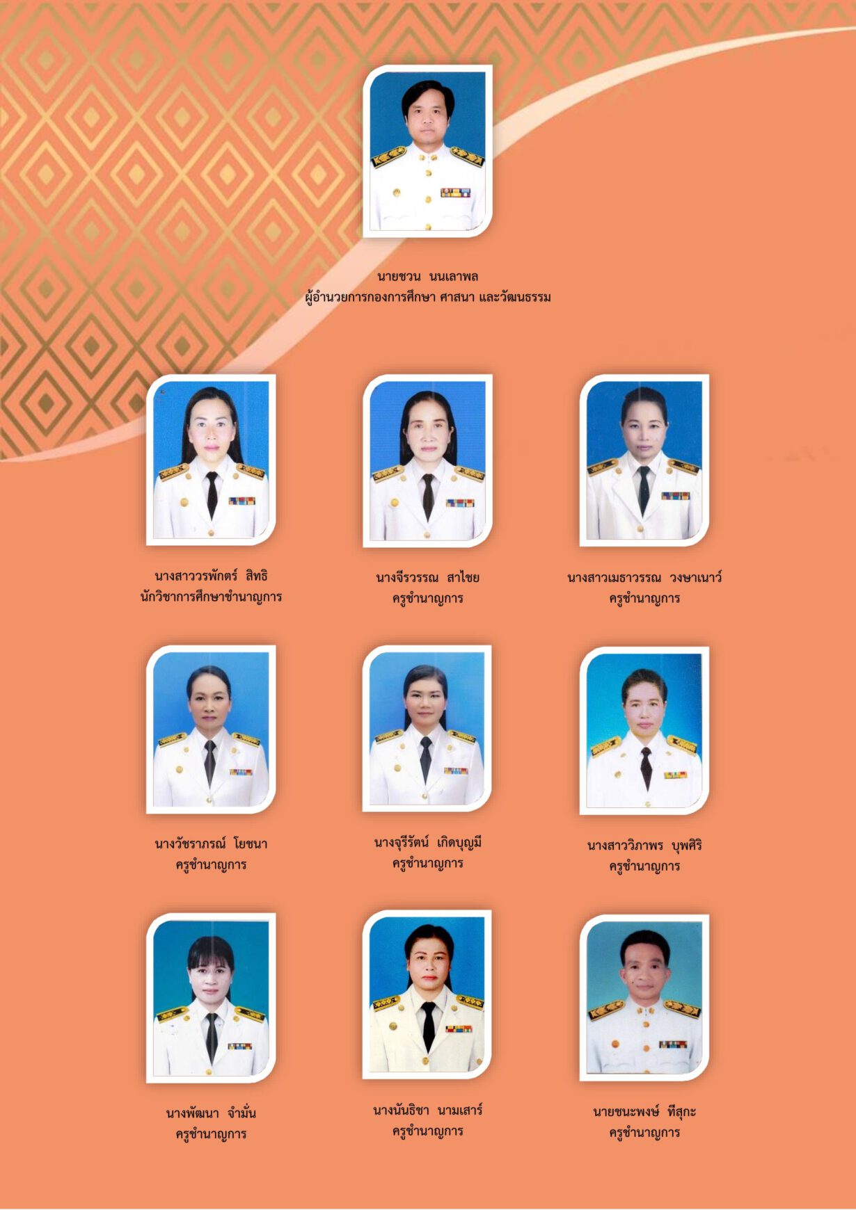 กองการศึกษา ศาสนา และวัฒนธรรม องค์การบริหารส่วนตำบลเหล่าพัฒนา
